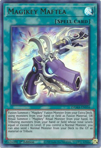 Yu-Gi-Oh Card - DAMA-EN056 - MAGIKEY MAFTEA (ultra rare holo ...
