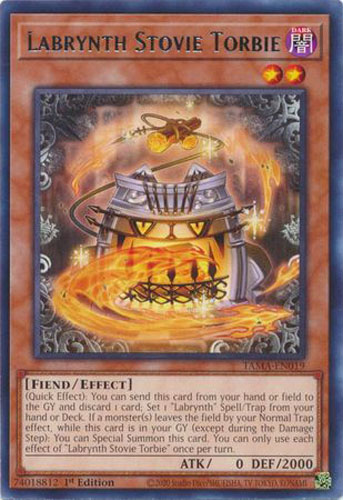 Yu-Gi-Oh Card - TAMA-EN019 - LABRYNTH STOVIE TORBIE (rare): BBToyStore ...