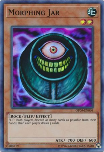 Yu-Gi-Oh Card - OP09-EN004 - MORPHING JAR (super rare holo): BBToyStore ...