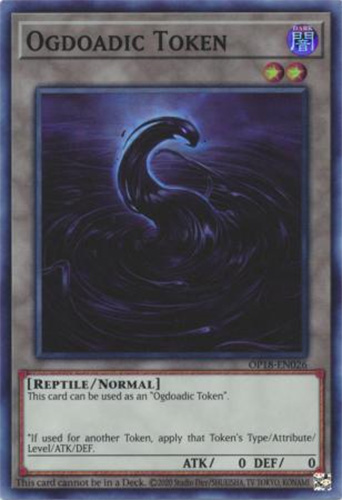 Yu-Gi-Oh Card - OP18-EN026 - OGDOADIC TOKEN (super rare holo ...