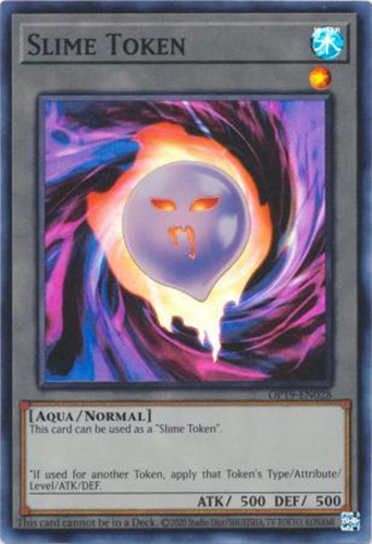 Yu-Gi-Oh Card - OP19-EN028 - SLIME TOKEN (super rare holo): BBToyStore ...