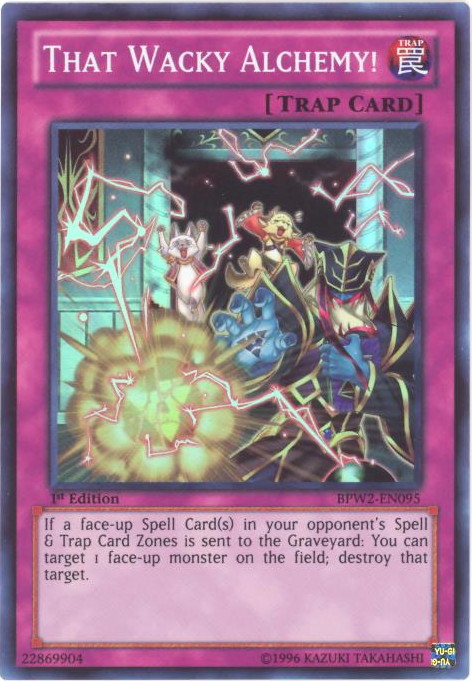 Yu-Gi-Oh Card - BPW2-EN095 - THAT WACKY ALCHEMY! (super rare holo ...