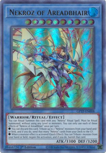 Yu-Gi-Oh Card - GFTP-EN008 - NEKROZ OF AREADBHAIR (ultra rare holo): BBToyStore.com - Toys ...