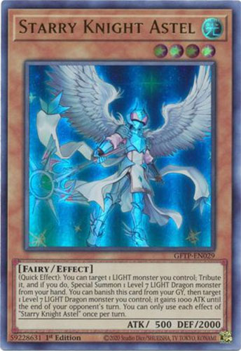 Yu-Gi-Oh Card - GFTP-EN029 - STARRY KNIGHT ASTEL (ultra rare holo ...