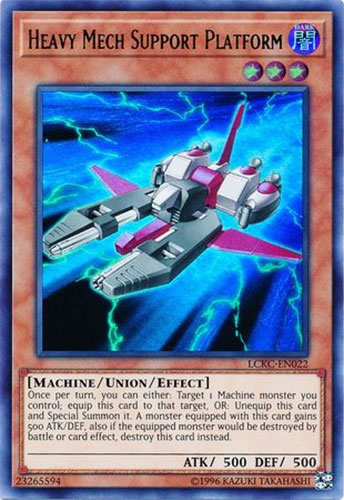 Yu-Gi-Oh Card - LCKC-EN022 - HEAVY MECH SUPPORT PLATFORM (ultra rare ...