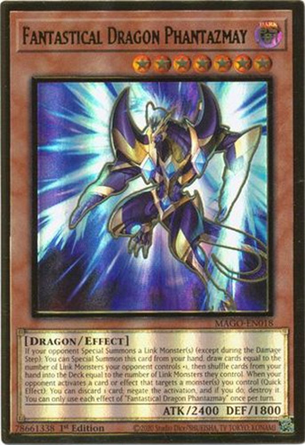 Yu-Gi-Oh Card - MAGO-EN018 - FANTASTICAL DRAGON PHANTAZMAY [Alternate ...