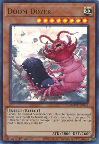 Yu-Gi-Oh Card - MAMA-EN049 - DOOM DOZER (ultra rare holo): BBToyStore ...