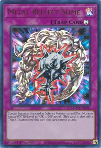 Yu-Gi-Oh Card - MAMA-EN093 - METAL REFLECT SLIME (ultra rare holo ...