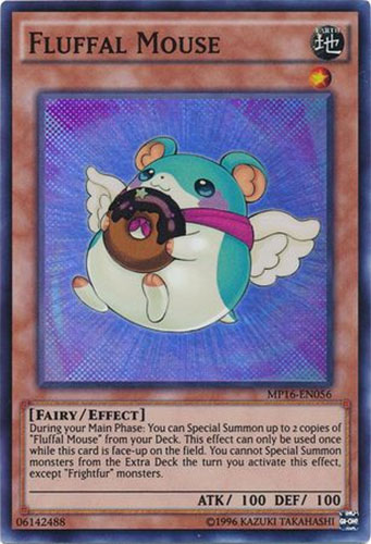 Yu-Gi-Oh Card - MP16-EN056 - FLUFFAL MOUSE (super rare holo ...