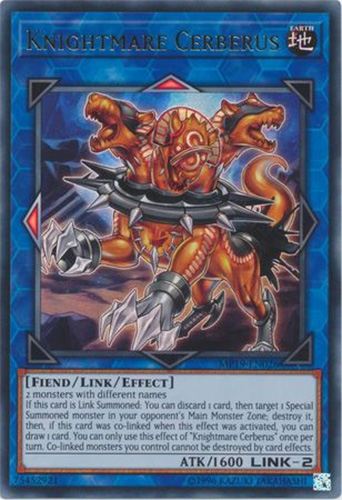 Yu-Gi-Oh Card - MP19-EN026 - KNIGHTMARE CERBERUS (ultra rare holo ...