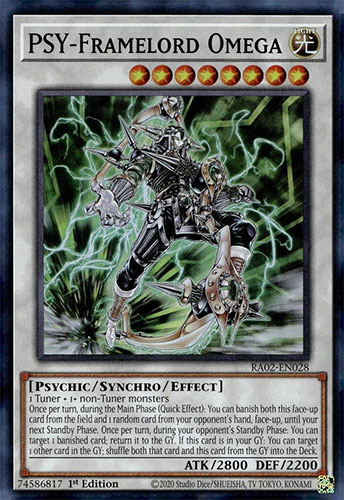 Yu-Gi-Oh Card - RA02-EN028 - PSY-FRAMELORD OMEGA (super rare holo ...