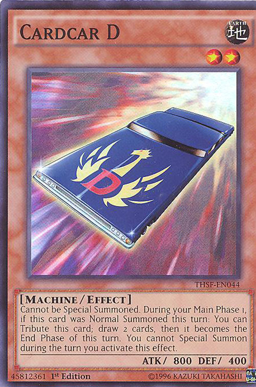 Yu-Gi-Oh Card - THSF-EN044 - CARDCAR D (super rare holo): BBToyStore ...