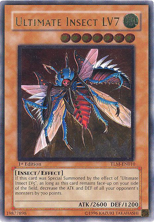 Yu-Gi-Oh Card - TLM-EN010 - ULTIMATE INSECT LV7 (ultimate rare holo ...