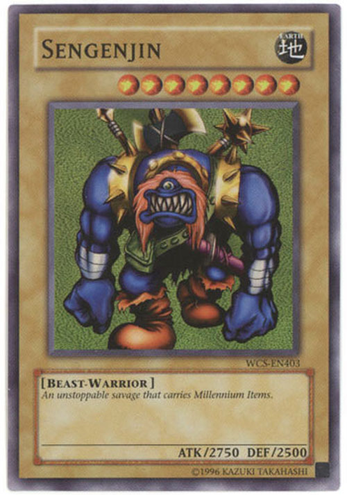 Yu-Gi-Oh Card - WCS-EN403 - SENGENJIN (super rare holo): BBToyStore.com ...