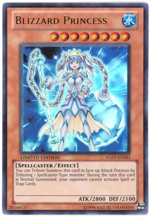Yu-Gi-Oh Card - YG07-EN001 - BLIZZARD PRINCESS (ultra rare holo ...